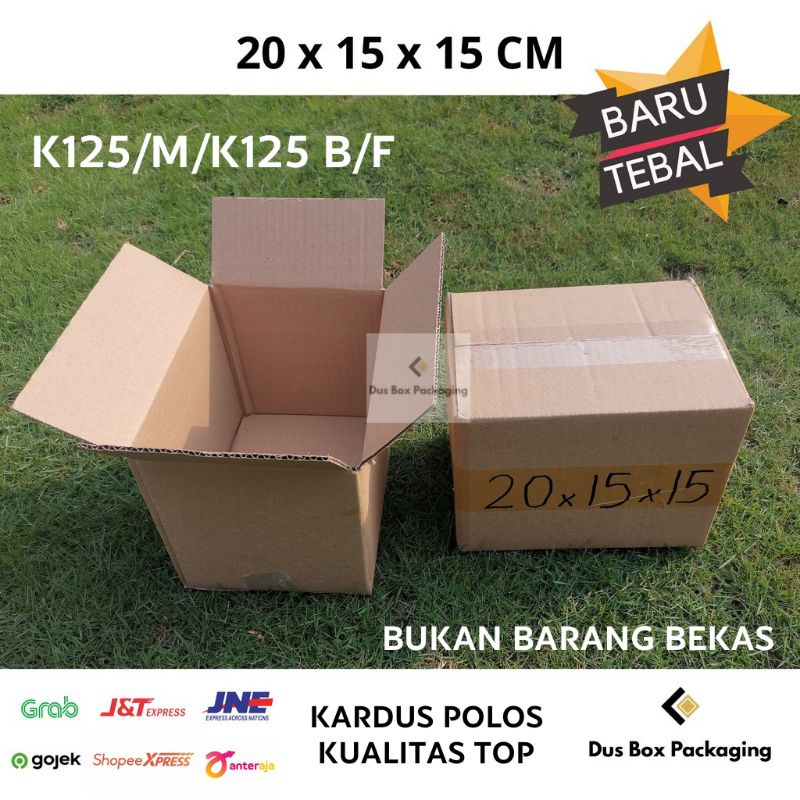 Jual Kardus box karton 20X15X15 cm kotak packing | Shopee Indonesia