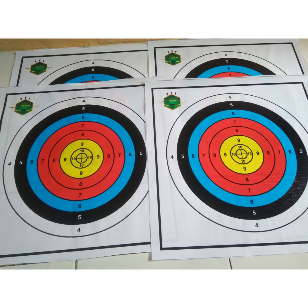 Jual FACE TARGET-SASARAN ANAK PANAH-UKURAN 40x40cm | Shopee Indonesia
