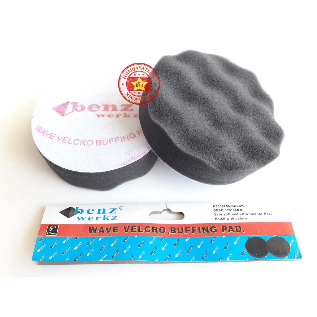 Jual Sponge Polish Ultra Fine Velcro 5" Benz / Sponge Polish Mobil ...
