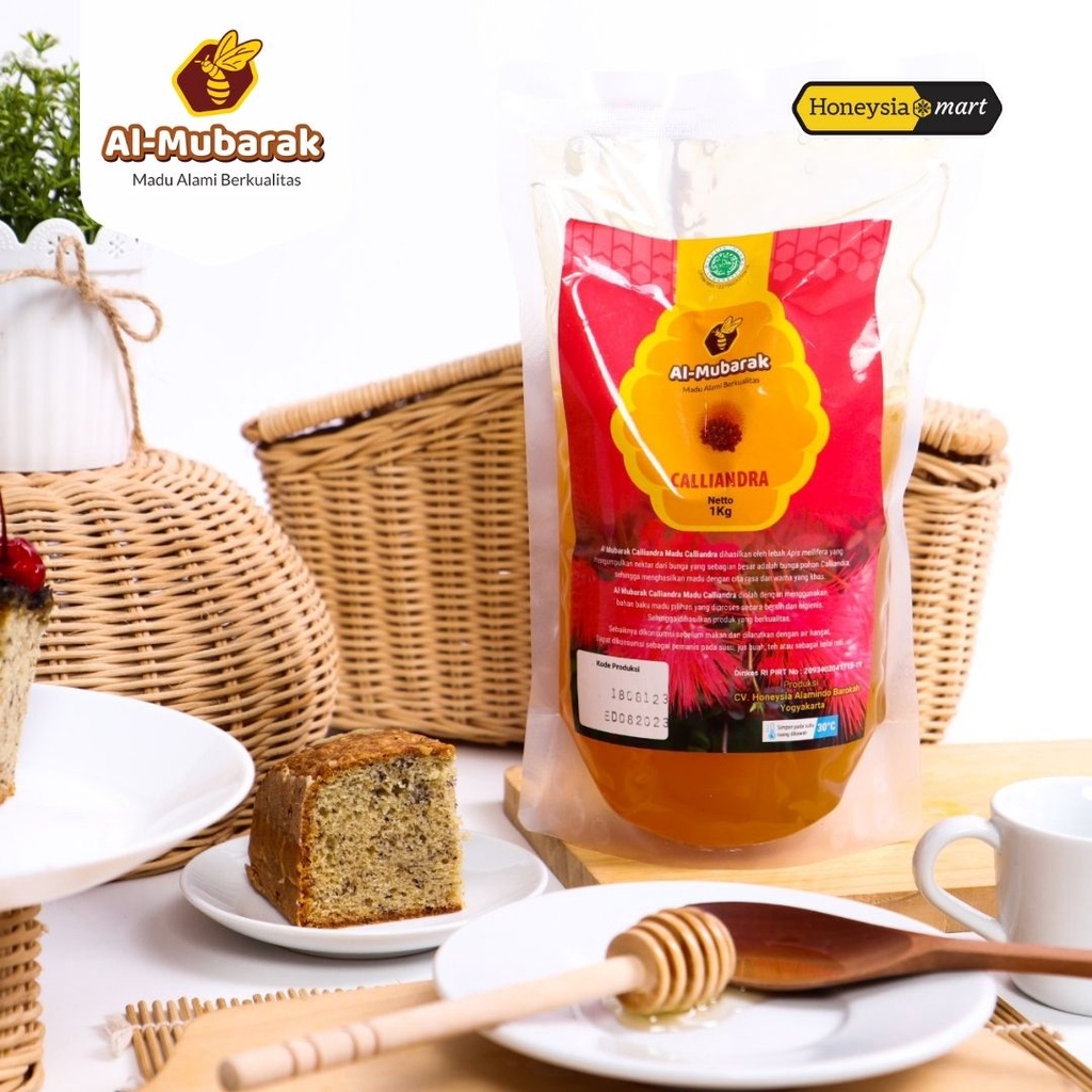 Jual Madu Murni Asli Al Mubarak Kaliandra Reffil 1kg | Shopee Indonesia
