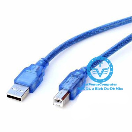 Jual CABLE PRINTER USB 3M BLUE NYK / KABEL PRINTER 3 METER / CAB22-NYK | Shopee Indonesia