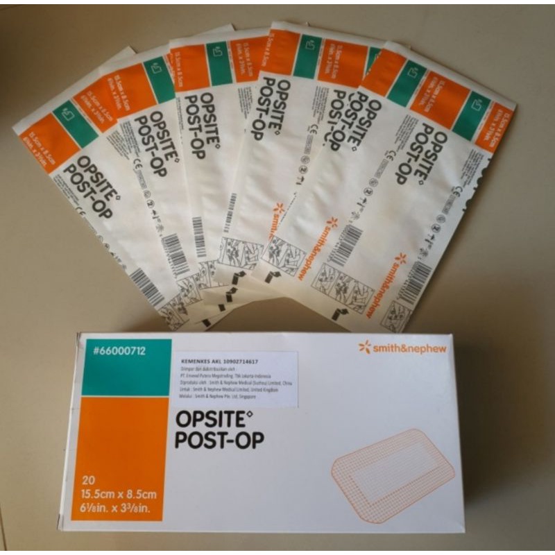 Jual Opsite 15.5cm x 8.5cm/Opsite Post-Op 15.5cm x 8.5cm/Plester Anti ...