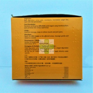 Jual Balsem Otot GPU Cream 250 gr Indonesia|Shopee Indonesia