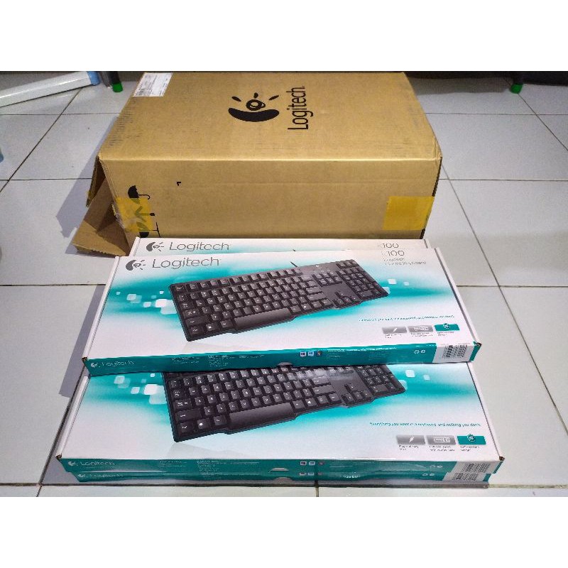 Jual KEYBOARD LOGITECH K100 | Shopee Indonesia