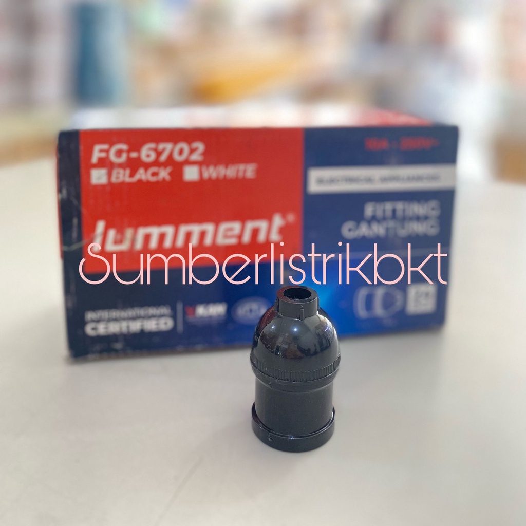 Jual FITTING GANTUNG KUNINGAN SNI HITAM LUMMENT | Shopee Indonesia