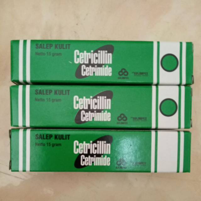 Jual CETRICILLIN Cetrimide Salep Luka Bakar, Luka Ringan & Dermatitis ...