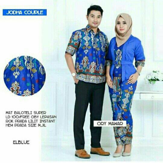 LUMBUNG BATIK Couple Batik Jodha couple Adelia Kebaya kutu baru Jodha.
