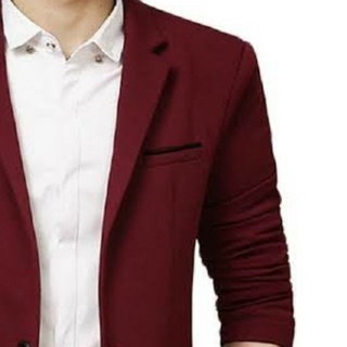 Jual JAS BLAZER MERAH MAROON / JAS BLAZER PRIA / JAS BLAZER WARNA MERAH ...