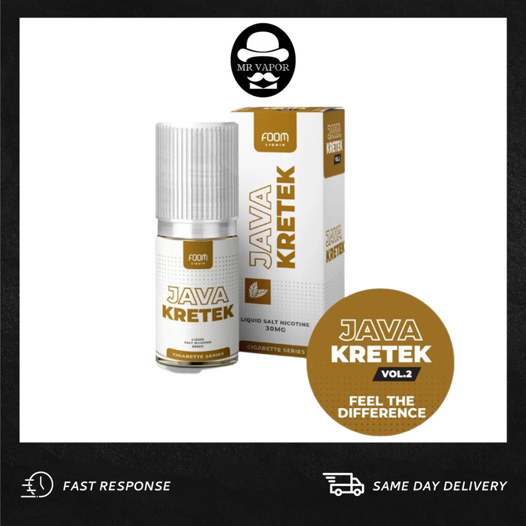 Jual FOOM JAVA KRETEK V2 SALT 30ML 30MG | Shopee Indonesia