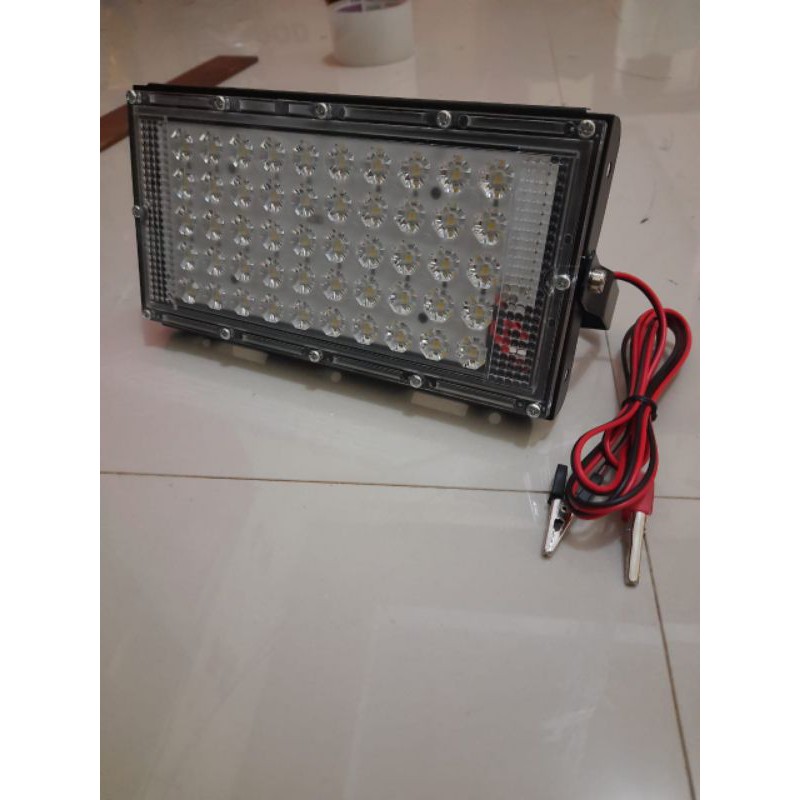 Jual Lampu putih sorot Led 50 watt arus DC 12-24v | Shopee Indonesia