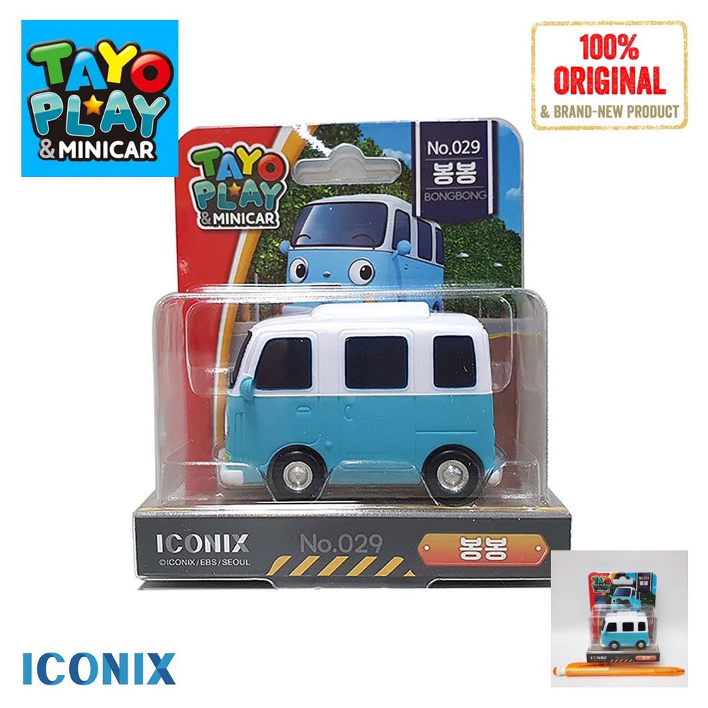 Jual Iconix Tayo The Little Bus Play Minicar BongBong Korean Toys ...