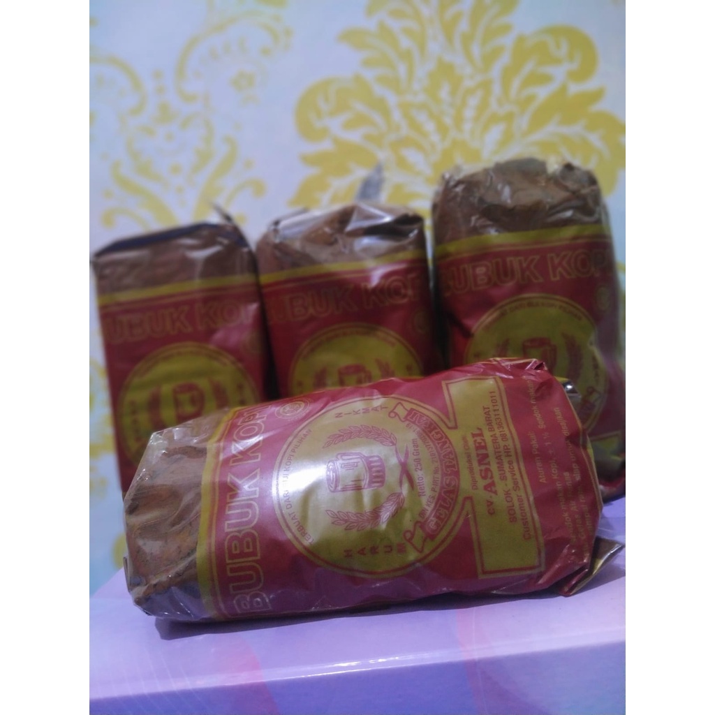 Jual Kopi Robusta Bubuk Halus Cap Gelas Tangkai Asnel Asli Ranah Minang ...