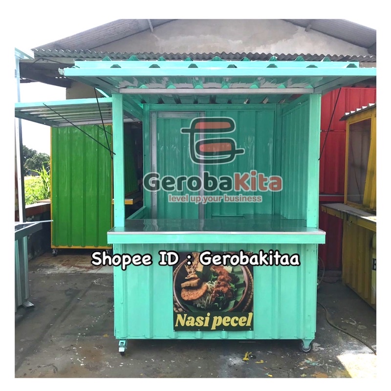 Jual Booth Container / gerobak Container / gerobak murah / Container ...