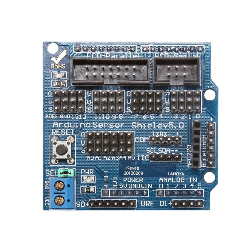 Jual Arduino UNO R3 Compatible Sensor Shield 5V | Shopee Indonesia