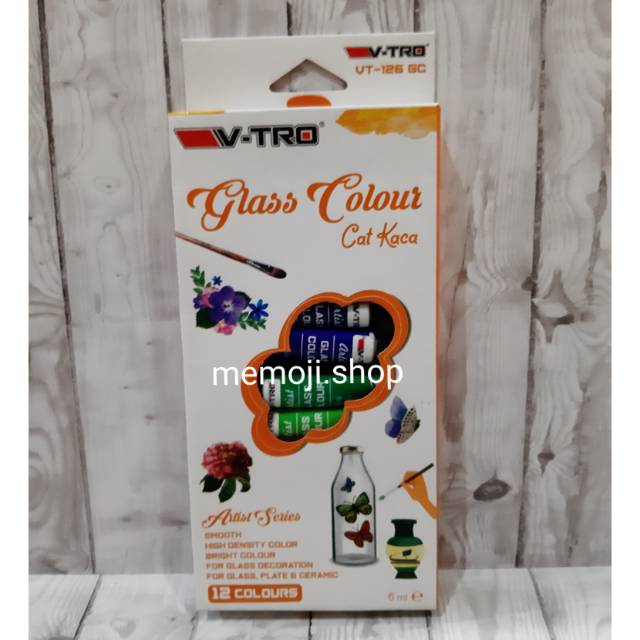 Jual Cat Kaca /Glass Colour 12 Warna 6ml | Shopee Indonesia