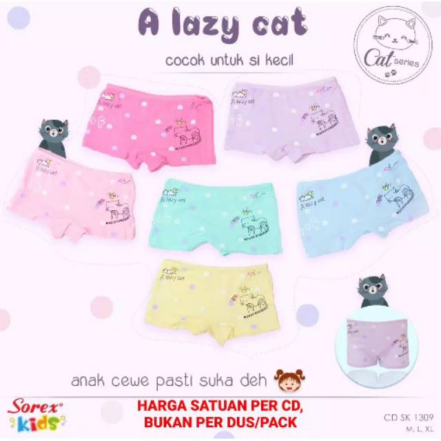 Jual 1309 SOREX KIDS GIRL BOXER - CD CELANA DALAM BOXER ANAK CEWEK PEREMPUAN | Shopee Indonesia