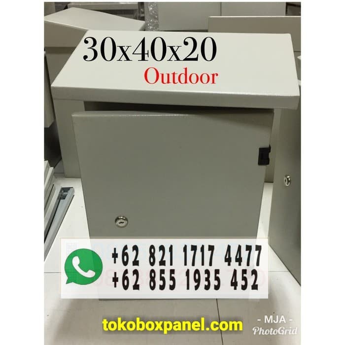 Jual Box panel outdoor topi plat 1mm 30x40 30x40x20 40x30 40x30x20 cm | Shopee Indonesia