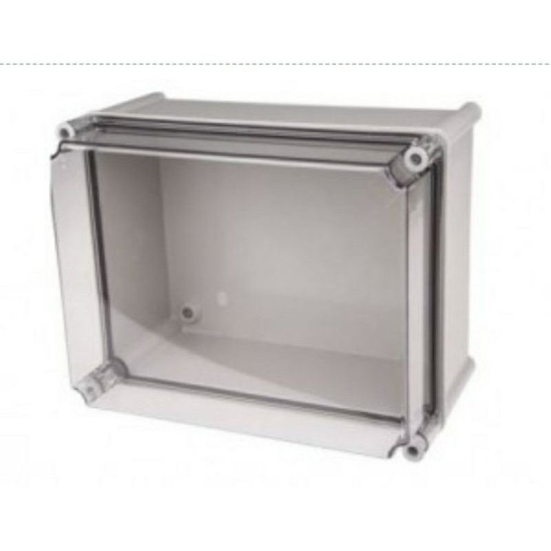 Jual Box Panel Plastik ABS Transparan 200 x 150 x100 mm +base plate ...