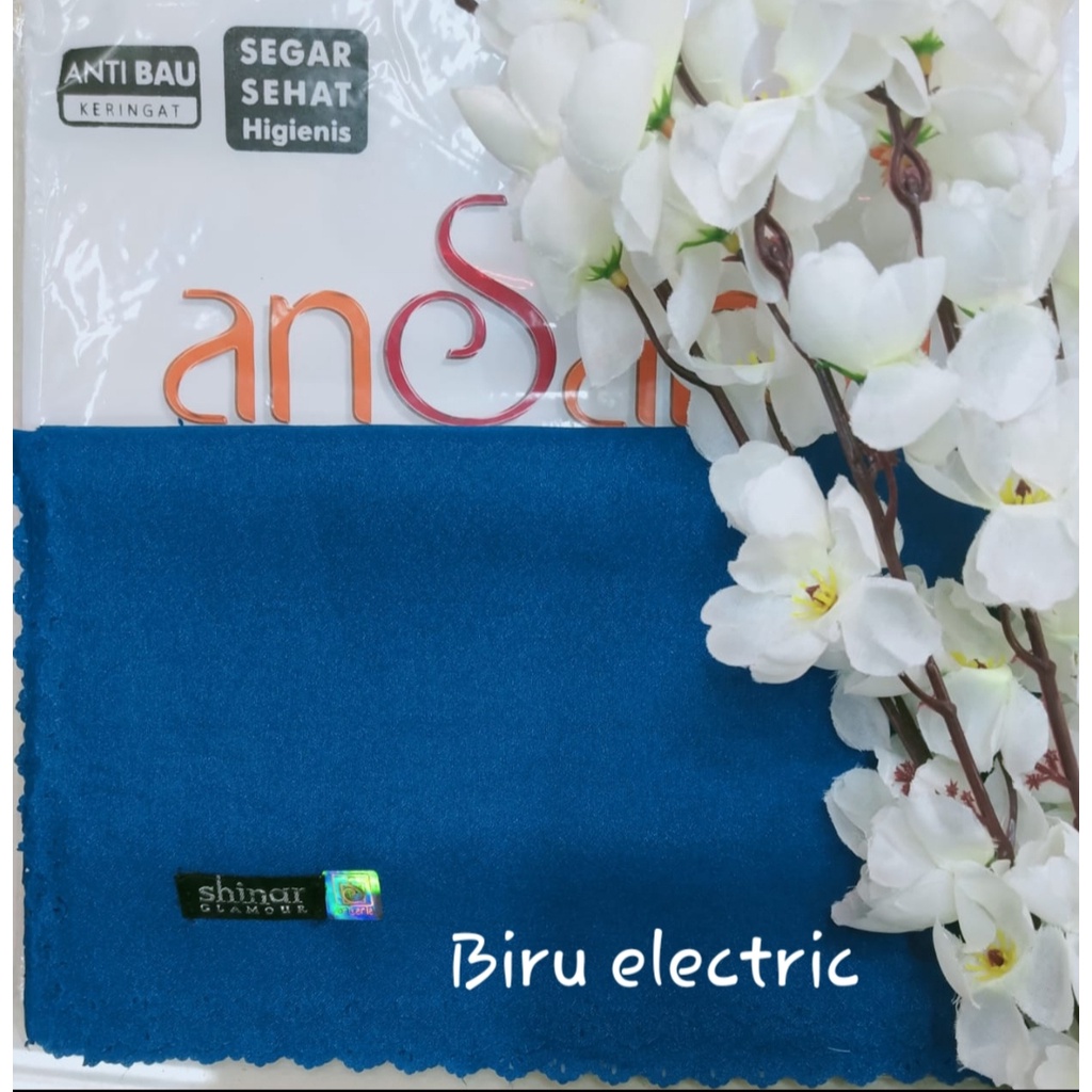 Jual kerudung hijab / jilbab segi empat SHINAR GLAMOUR glitter glowing lasser cut ansania dan ...