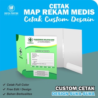 Jual Cetak Map Rekam Medis Pasien Rumah Sakit Puskesmas Klinik ...