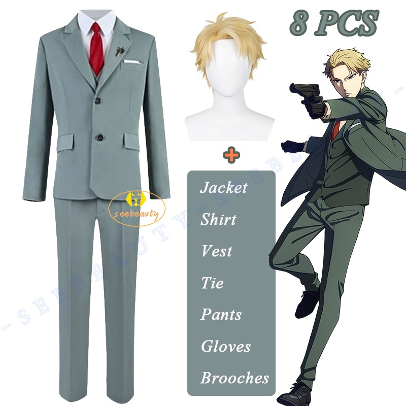 Jual PREORDER 2022 Baru Anime Spy X Family Loid Forger Kostum Cosplay ...