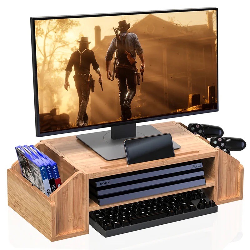 Jual Nanhayu Gaming - Gaming Monitor Stand Dilengkapi Dengan 2 Kotak ...