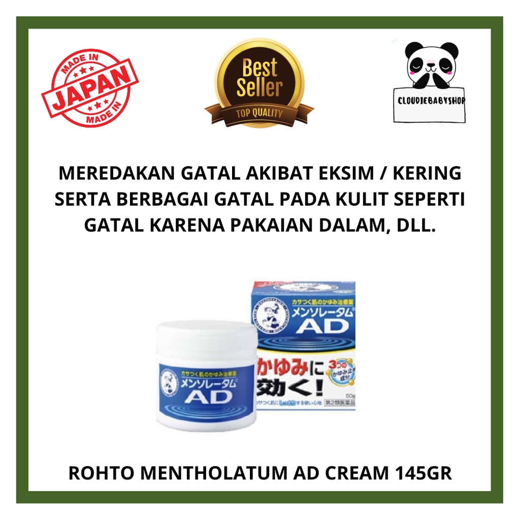 Jual Mentholatum Ad Cream 145 Gram Obat Gatal dan Eksim | Shopee Indonesia