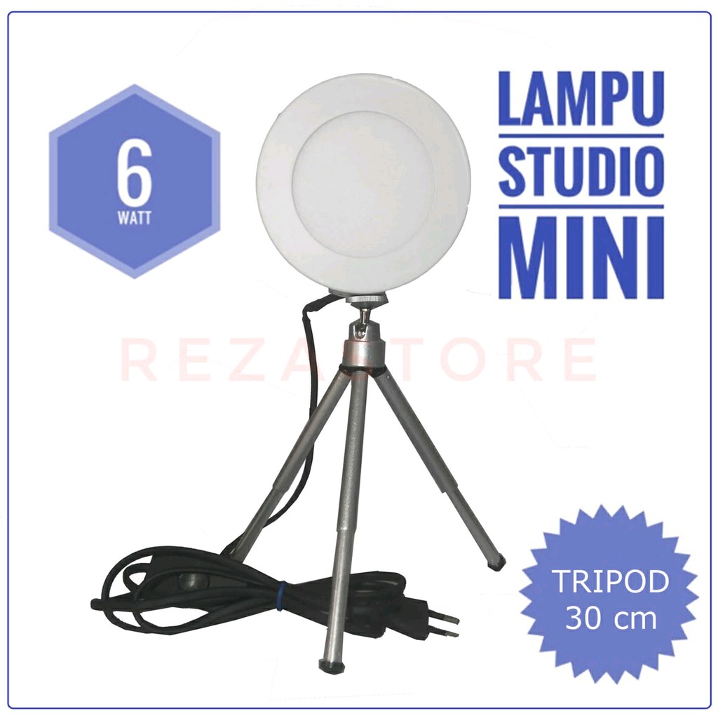 Jual Foto Studio Mini Lampu 6 Watt Bulat Background | Shopee Indonesia