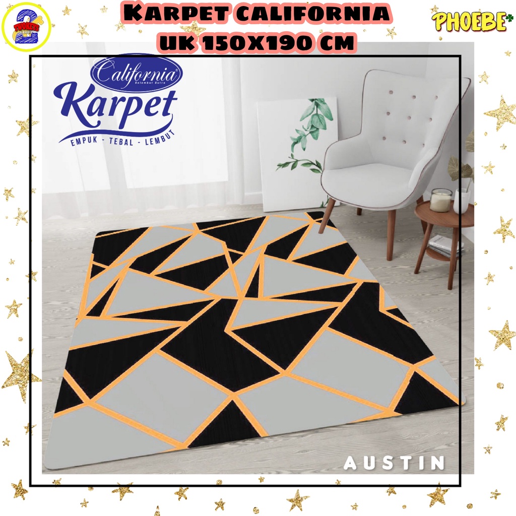 Jual Karpet CALIFORNIA uk 150x190 cm Motif Alex Alister Austin Balin Bonaro Cosmo Delmar Lexxa ...