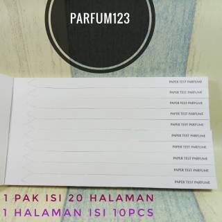 Jual Kertas Parfum-Paper Test Parfum-Kertas Tester | Shopee Indonesia