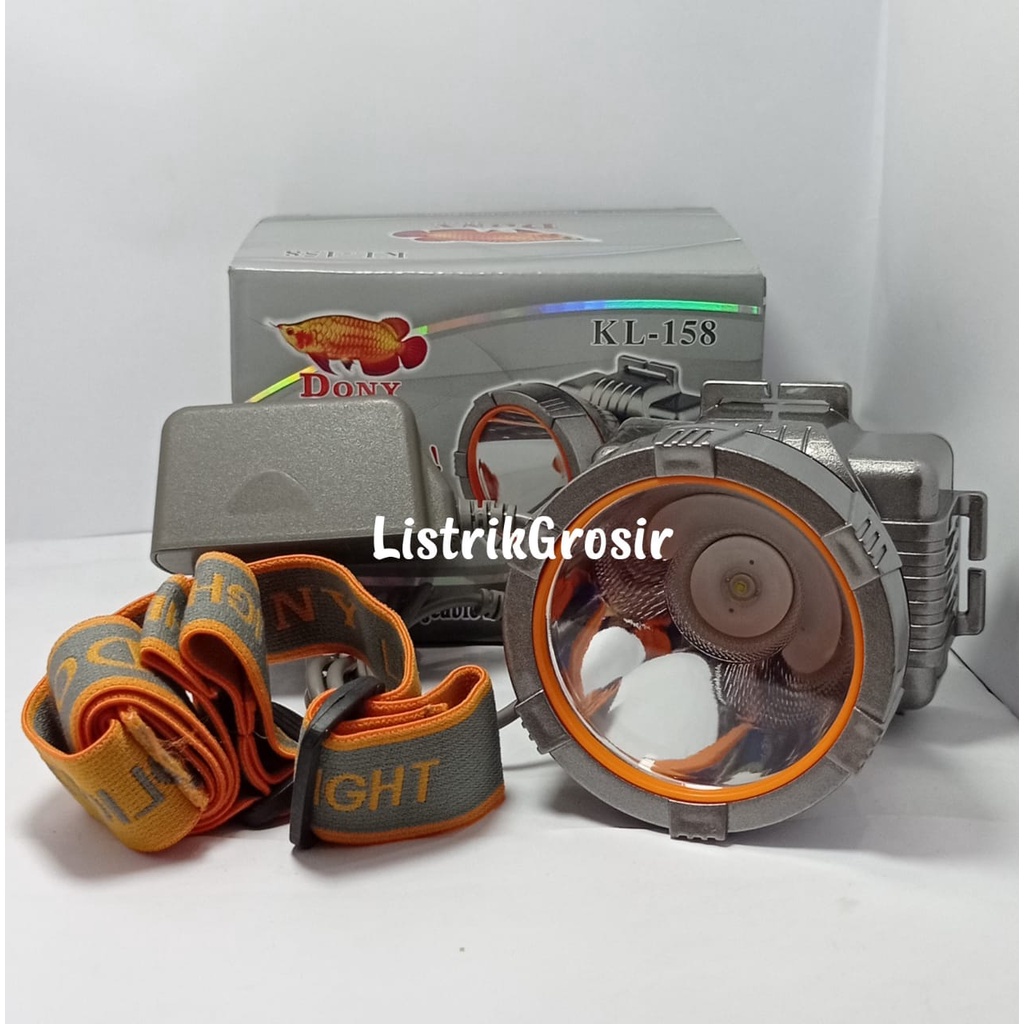 Jual Senter kepala DONY Doni Downy KL 158 Silver Baru Anti Air ...