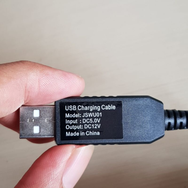 Jual kabel usb ke 12v Kabel Step Up 5V ke 12V Usb Converter Arus 5v to ...
