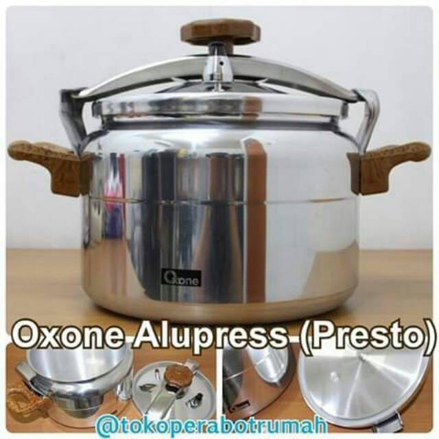 Jual Ox-2008 Ox-2004 OXONE Alupress Aluminium Pressure Cooker 4 liter & 8 liter (Presto ...