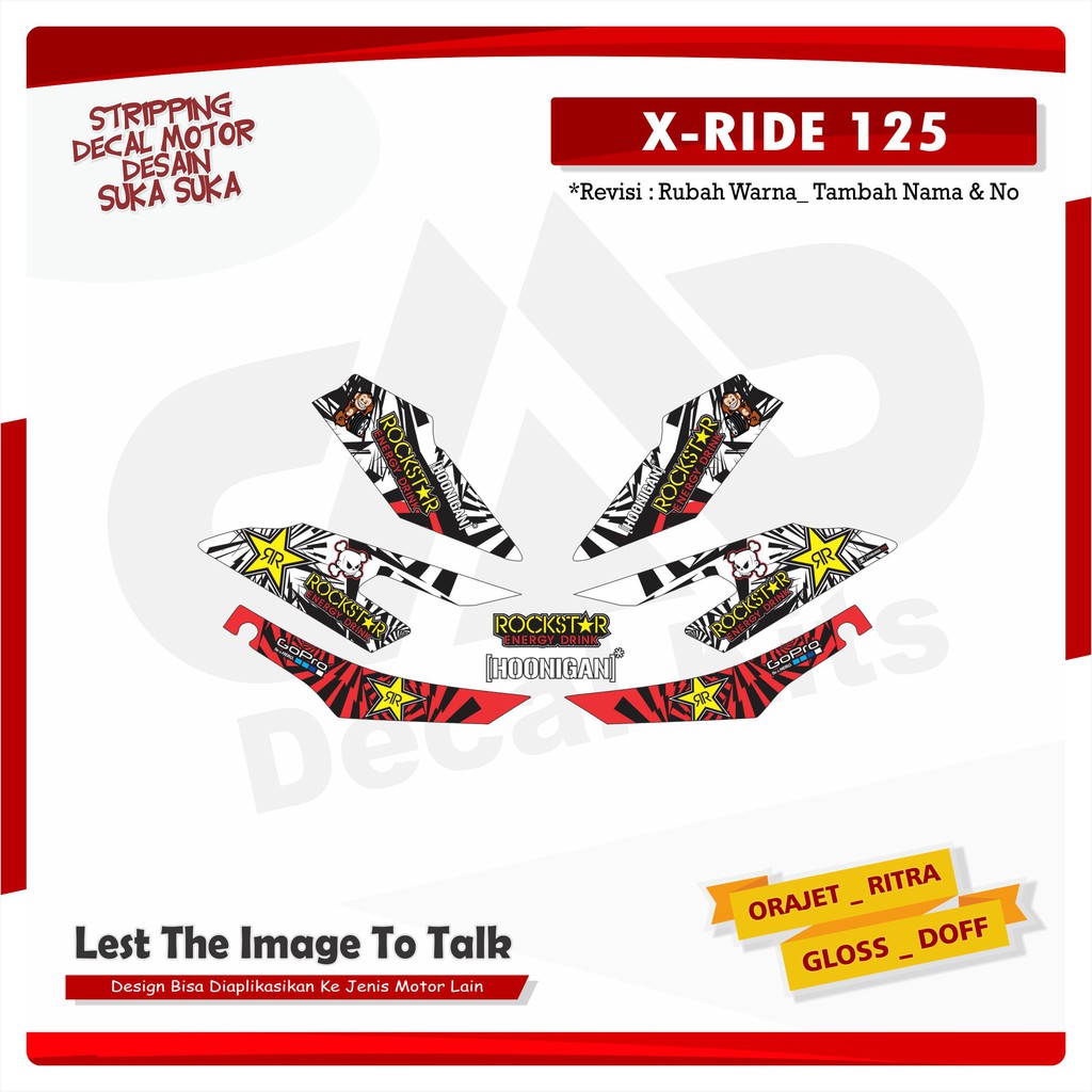 Jual DEKAL STIKER YAMAHA X RIDE 125 - STRIPING MOTOR X RIDE 125 ...