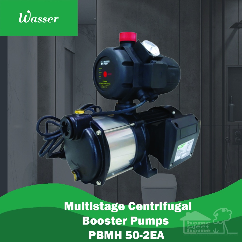 Jual WASSER MULTISTAGE CENTRIFUGAL BOOSTER PUMPS PBMH 50-2EA | Shopee ...