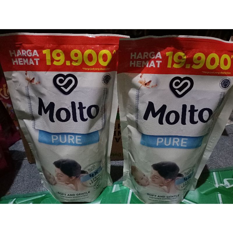 Jual Molto pure baby soft&gantle softener 680ml | Shopee Indonesia