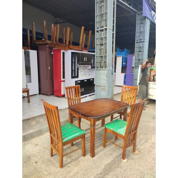 Jual MEJA MAKAN BALERO KAYU FREE ONGKIR | Shopee Indonesia