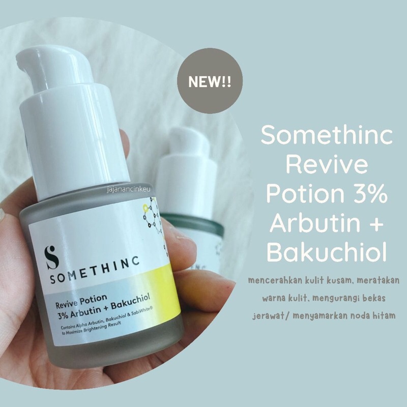 Jual SOMETHINC Revive Potion 3% Arbutin + Bakuchiol Serum 20ml- Serum ...