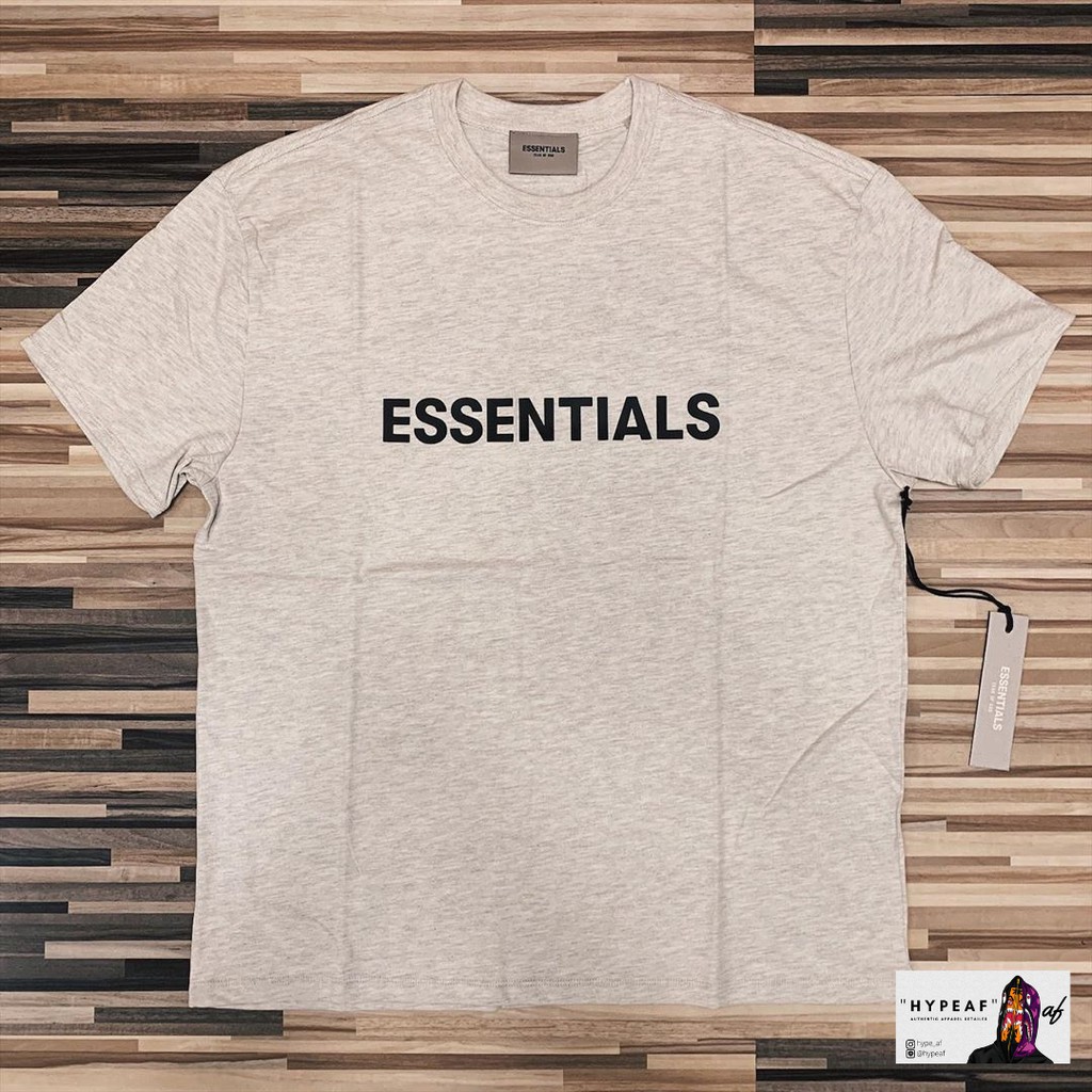 Jual FOG Essentials SS20 3D Silicon Applique Boxy Tee ORIGINAL ...