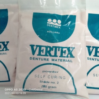 Jual vertex self curing powered 200g shade 2 | Shopee Indonesia