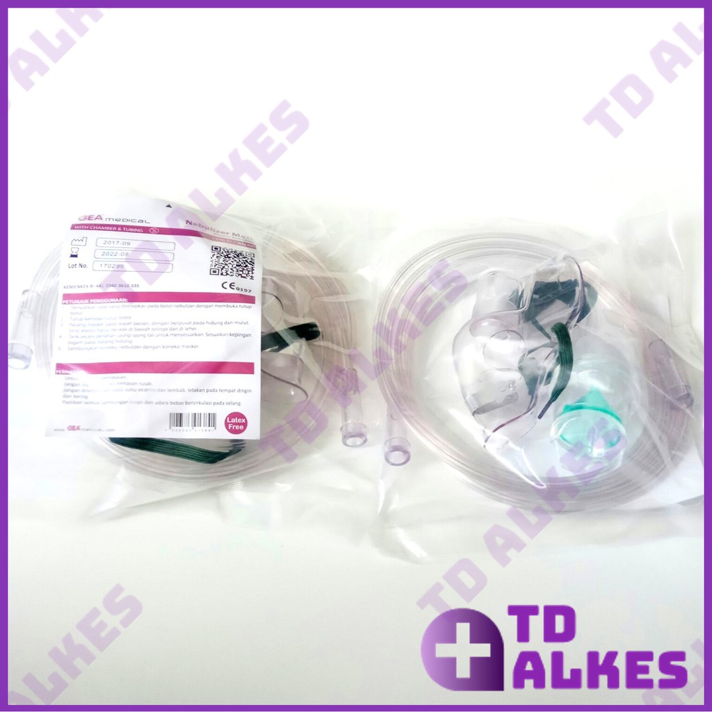 Jual Nebuliser Mask Udara Uap Masker Nebulizer Anak Child Merk GEA ...