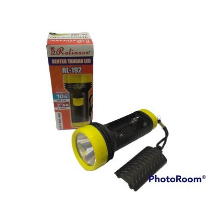 Jual Senter Tangan LED RL-192 10 W Led Flashlight Menggunakan Baterai ...