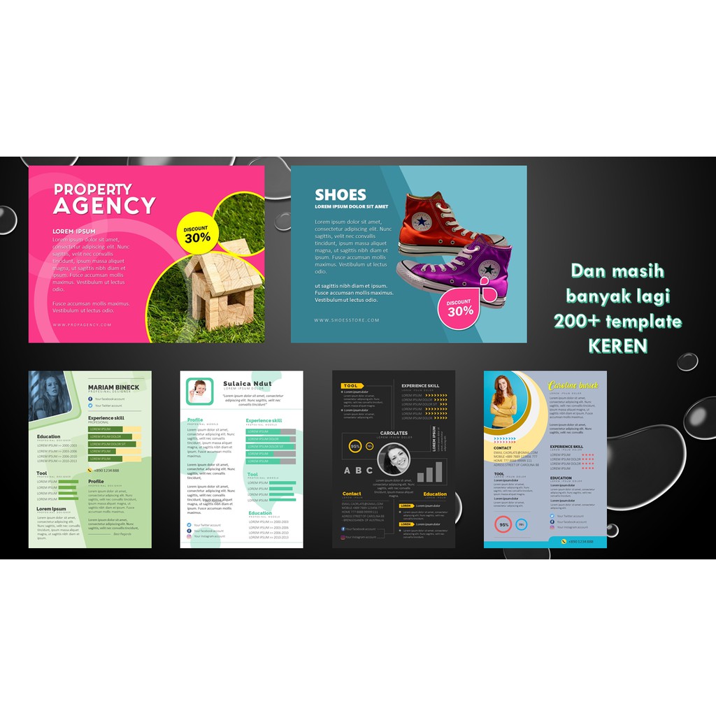 Jual TP07-200 LEBIH TEMPLATE POWERPOINT DESIGN KEREN SIMPLE DAN TERBAIK ...