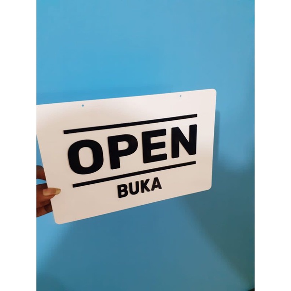 Jual papan open/ close | Shopee Indonesia