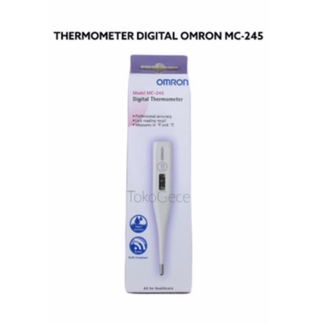 Jual thermometer digital omron mc-245 / thermometer digital omron mc 245 / termometer digital ...