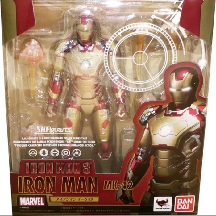 Jual S.H.F Iron Man Mark 42 + IRON MAN PATRIOT + BONUS 1 MAINAN (Bundle ...