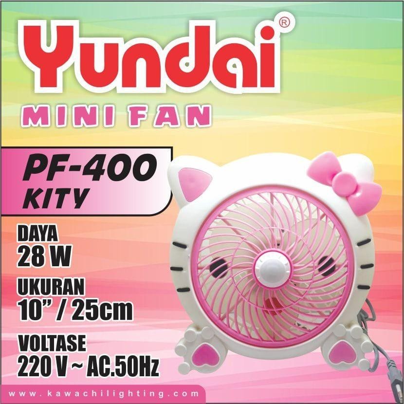 Jual KIPAS ANGIN KARAKTER HELLO KITTY YUNDAI PF-400 / PF400 ( 10 Inch ) | Shopee Indonesia