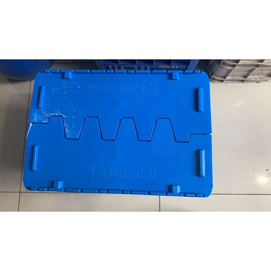 Jual box plastik bekas nestable box biru bekas box bekas alfamidi box ...