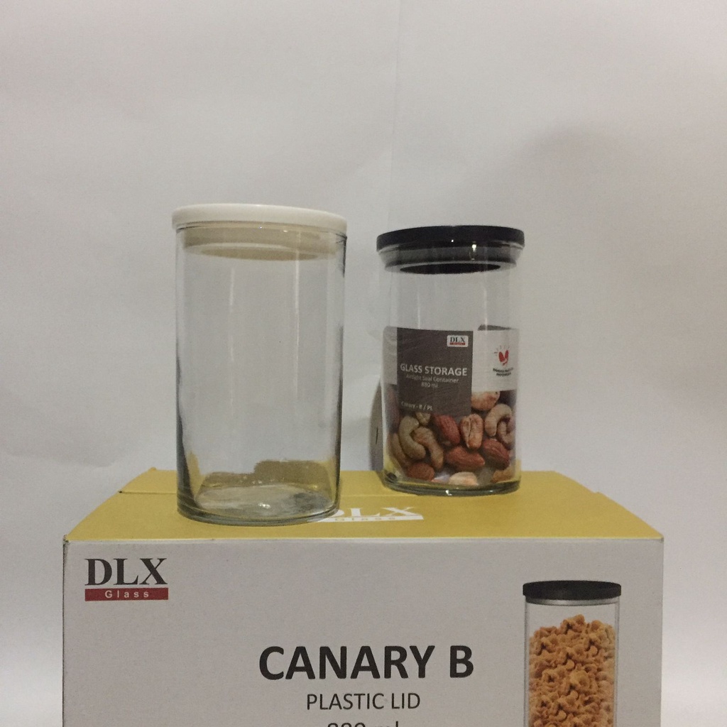 Jual TOPLES KACA DLX CANARY B KEDAP UDARA TUTUP PLASTIK UKURAN 880ML | Shopee Indonesia