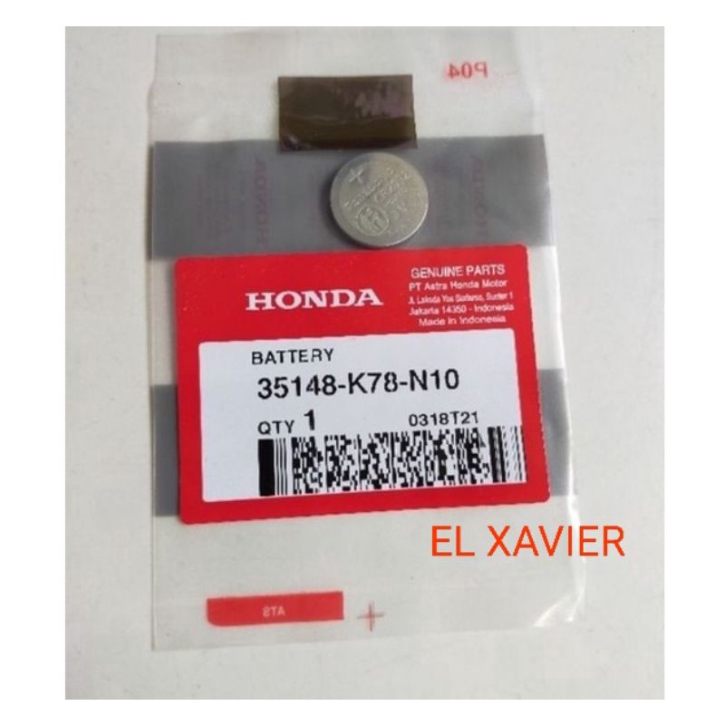 Jual Baterai Kunci Remote PCX160 ADV160 SCOOPY VARIO160 Honda Original ...
